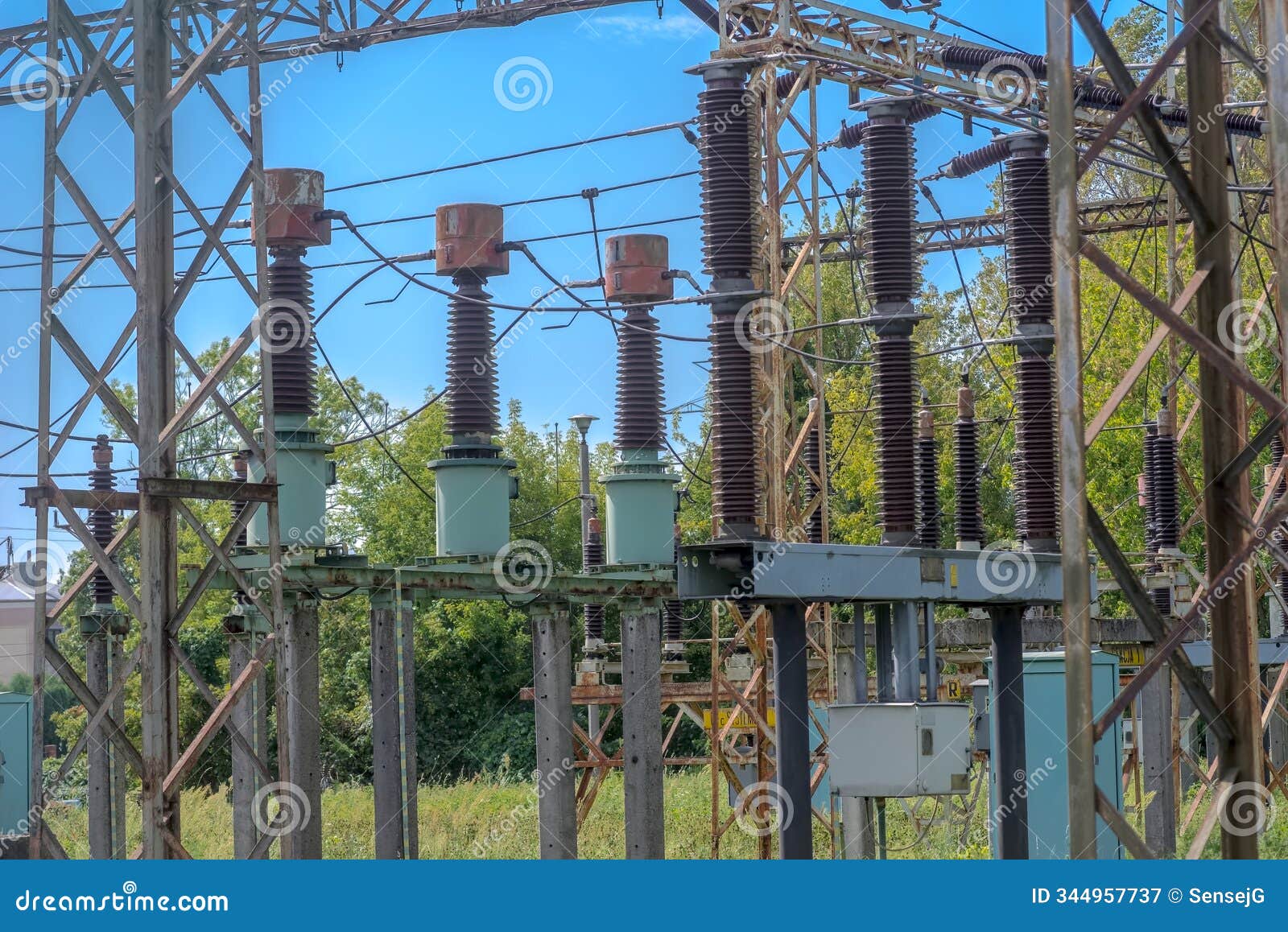 Power Distribution - Cables, Ceramic Insulators, Fuses, Transformer ...