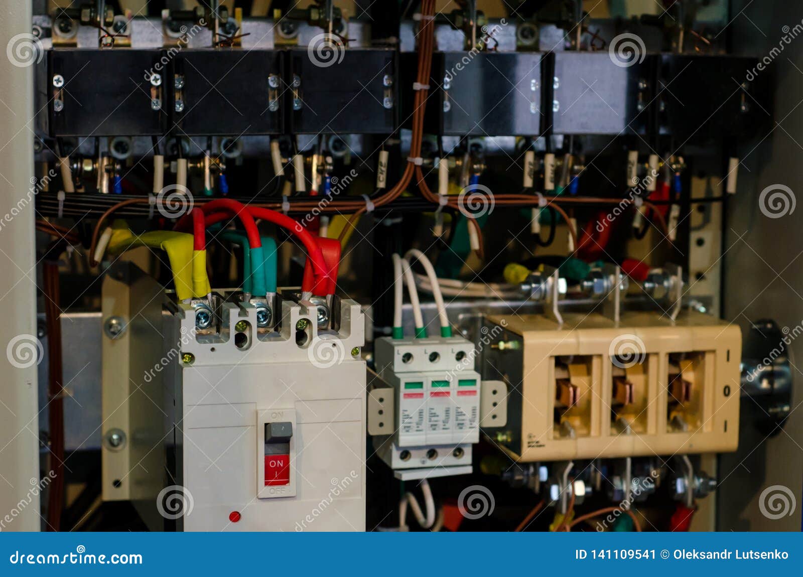 Power Distribution Panels stock image. Image of electric - 141109541
