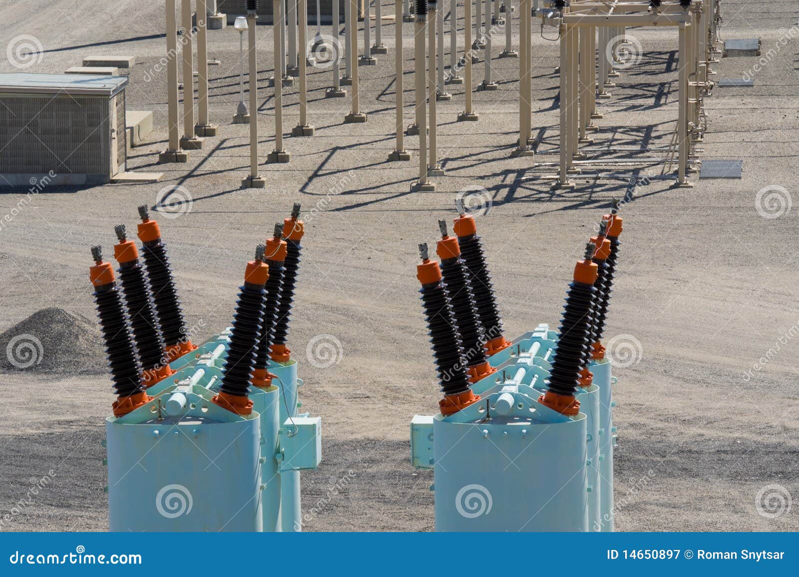 Power Distribution Substation Stock Image | CartoonDealer.com #14650897