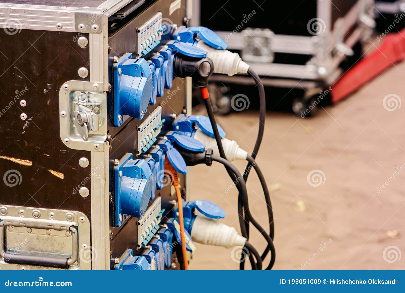 Power Distribution and Power Switching Device Stock Image - Image of ...
