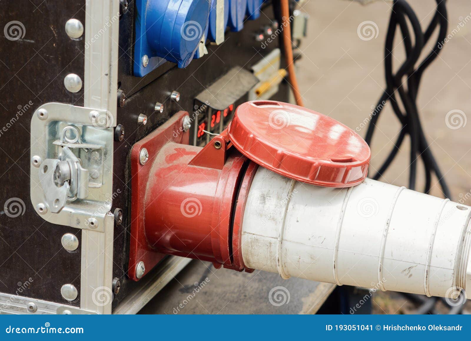 Power Distribution and Power Switching Device Stock Image - Image of ...