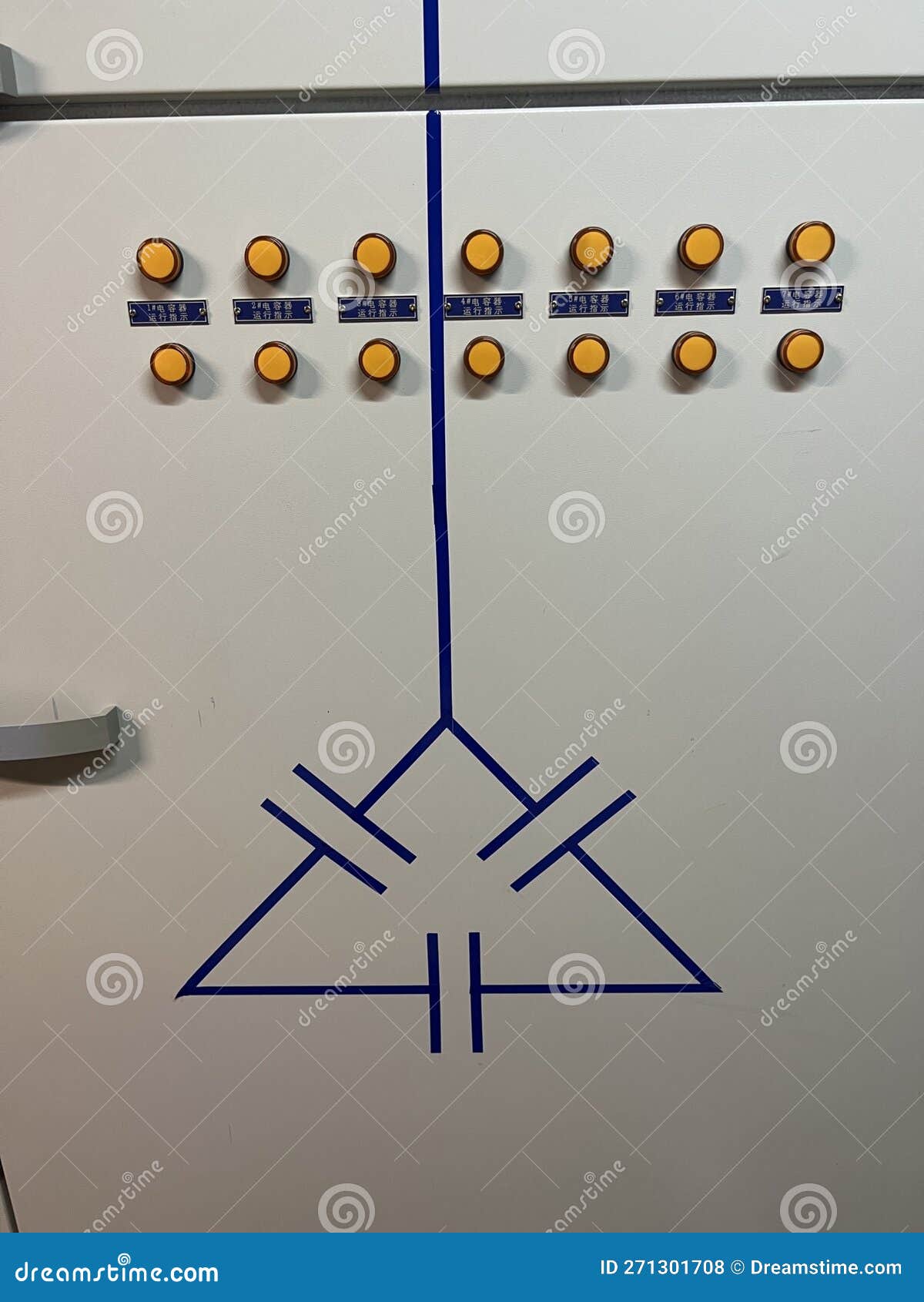 Power Distribution System Capacitor Cabinet Running Indicator and ...