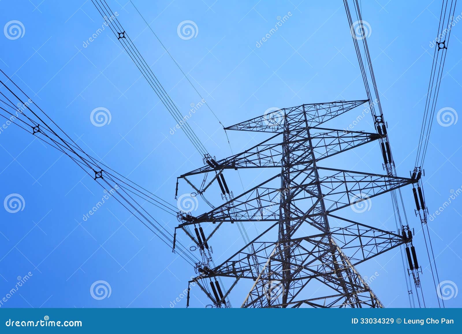 Power distribution tower stock image. Image of tall, clear - 33034329