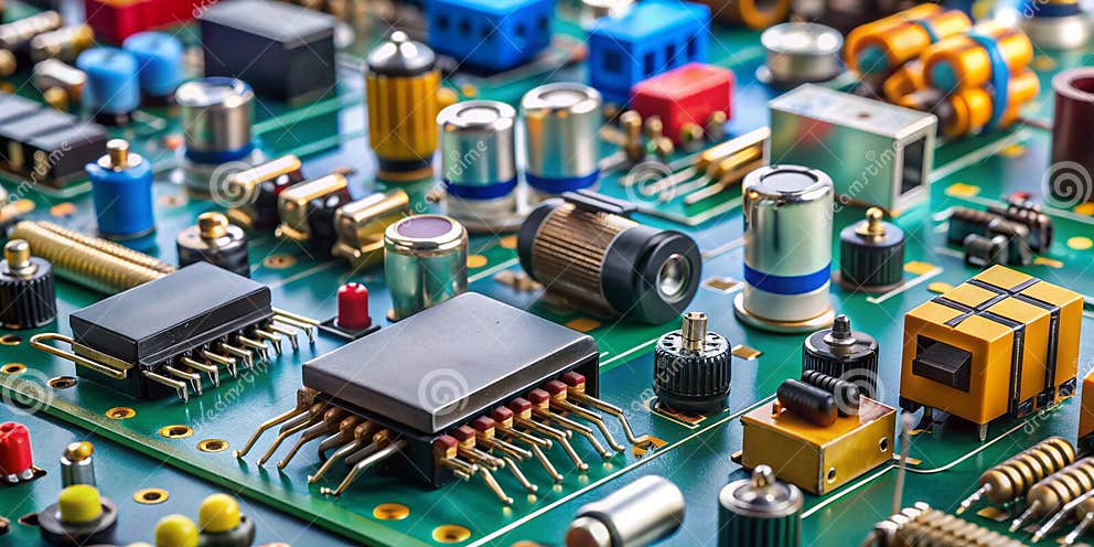 Power Electronics Components Such As Diodes Transistors Converters ...