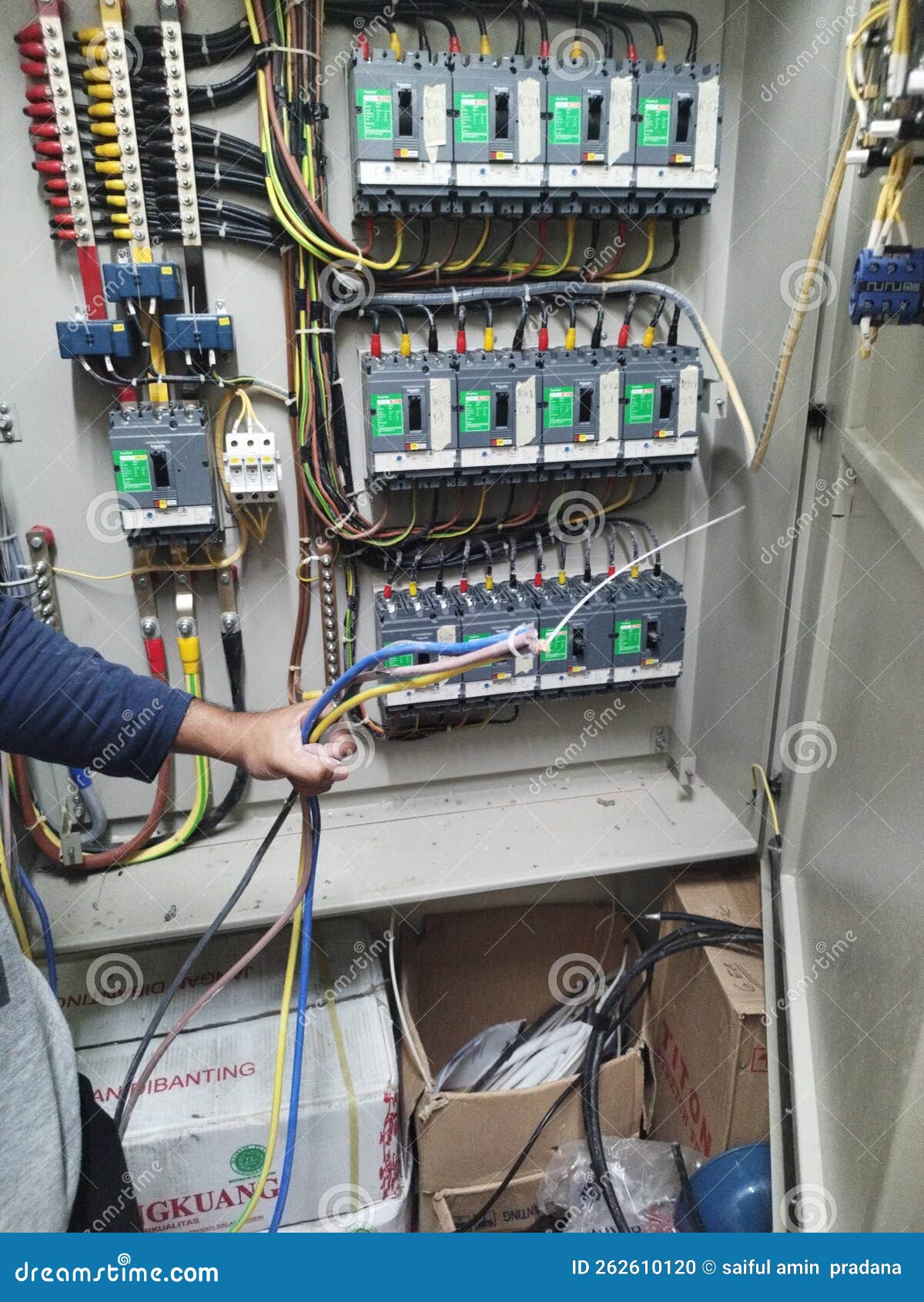 Power Elevtrical Cable Panels Building Editorial Image - Image of iron ...