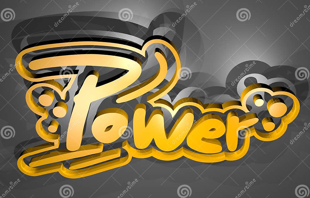 Power emblem stock illustration. Illustration of life - 41684875