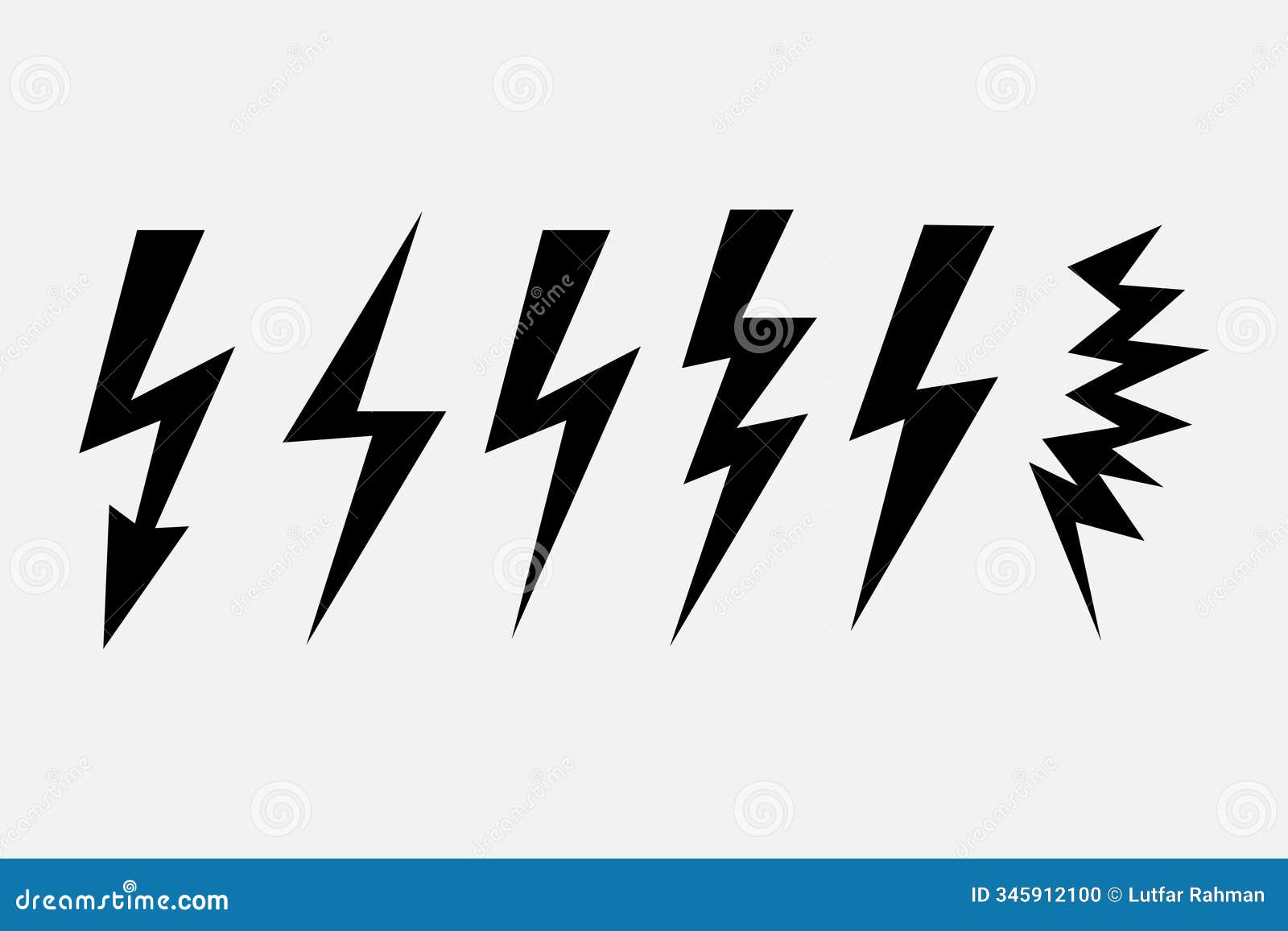Thunderbolt Symbol On Plastered Wall Stock Image | CartoonDealer.com ...