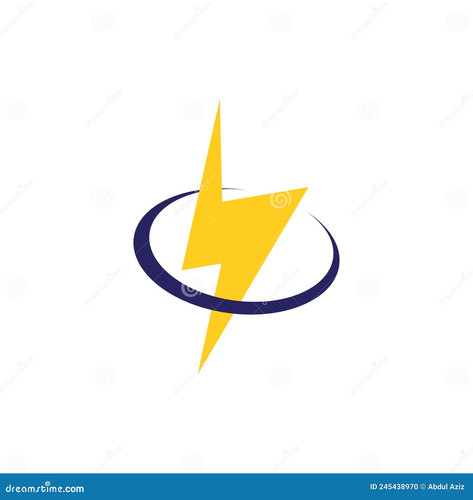 Power Energy Icon Template Vector Stock Vector - Illustration of ...