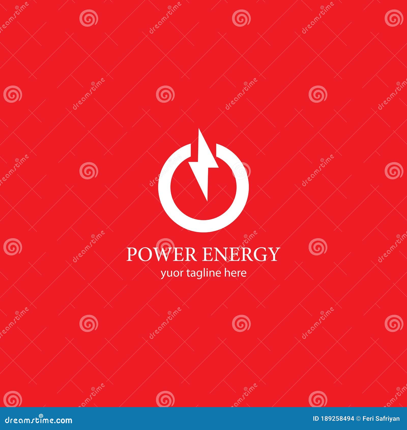 Power energy logo template stock illustration. Illustration of glossy ...
