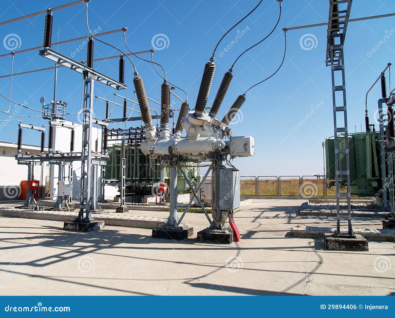 High Voltage Electrical Substation Stock Photo - Image of energy ...