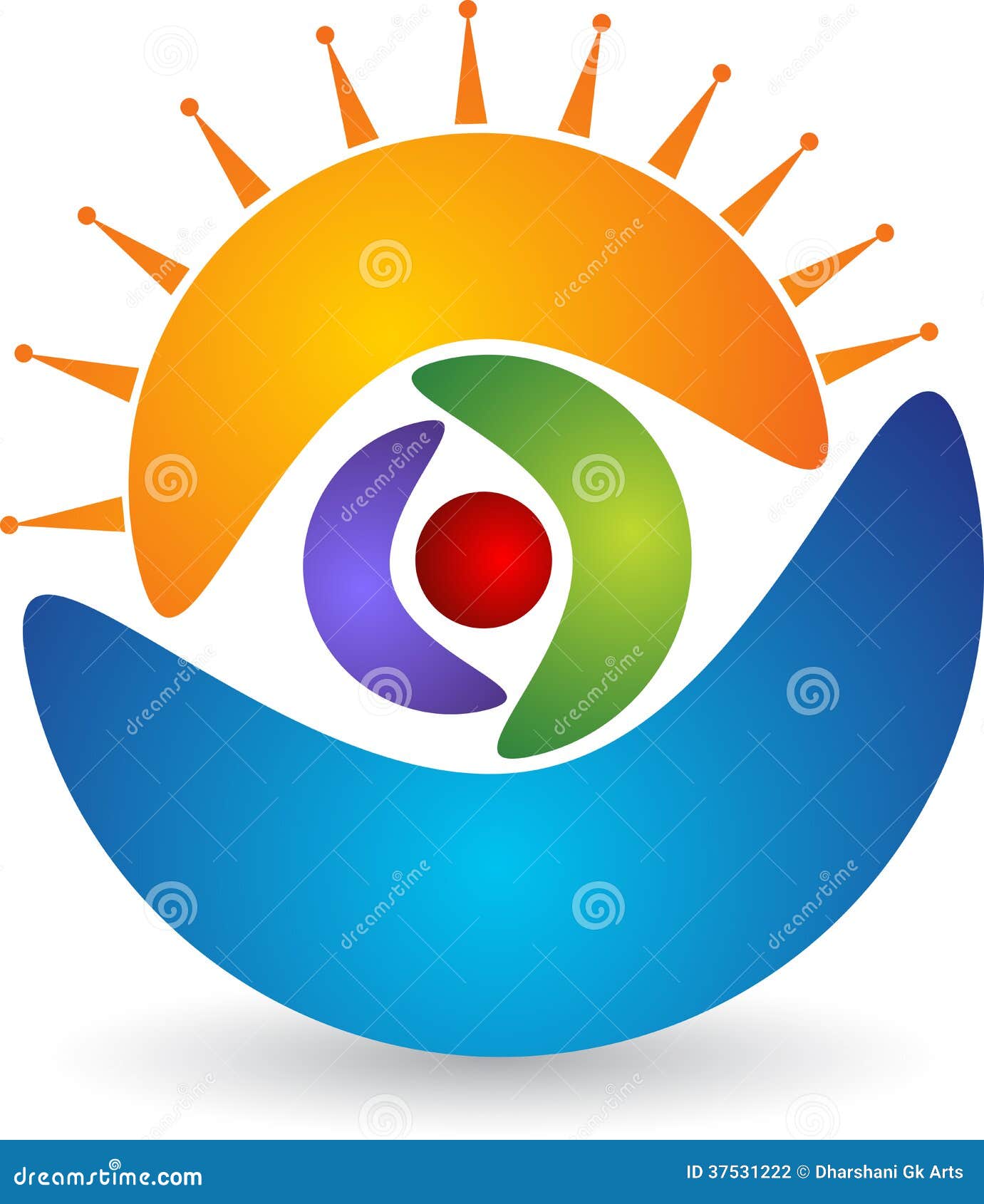 Power eye logo stock vector. Illustration of company - 37531222