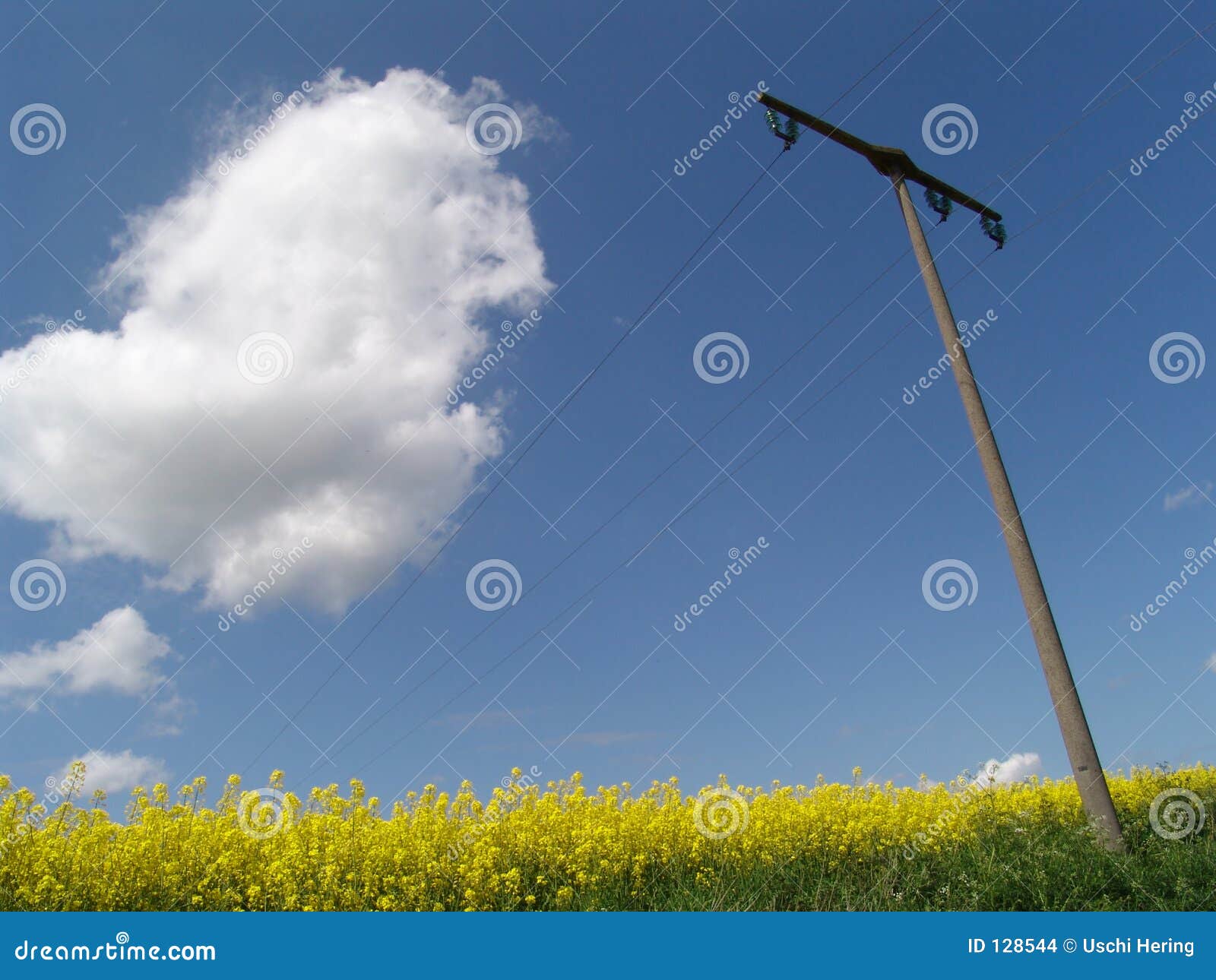 Power field stock photo. Image of field, panorama, electricity - 128544