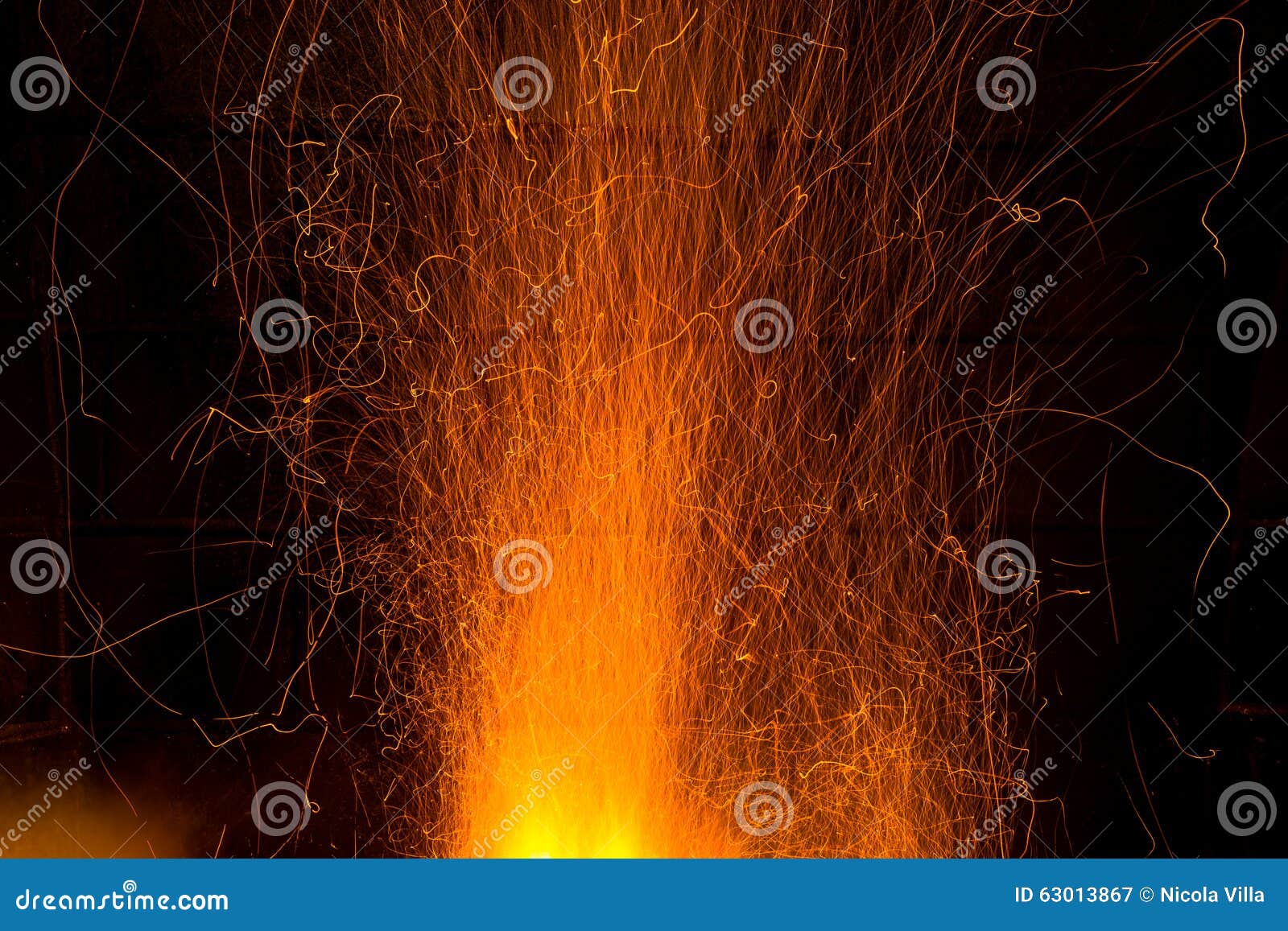 The power of fire stock image. Image of glow, campfire - 63013867