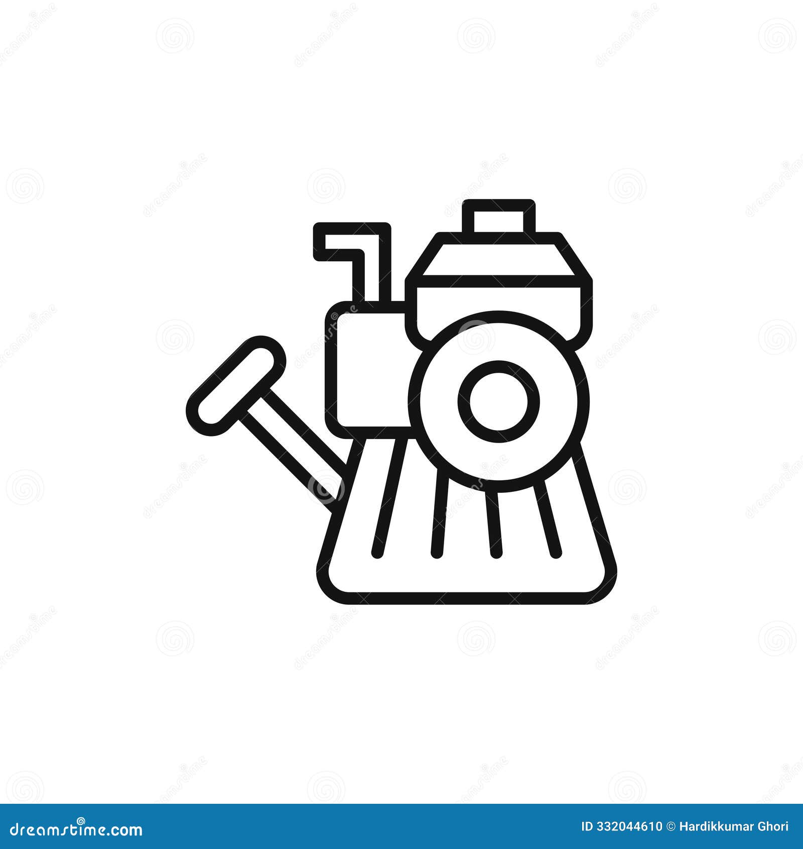 Power Float Icon Symbol on White Background Stock Vector - Illustration ...