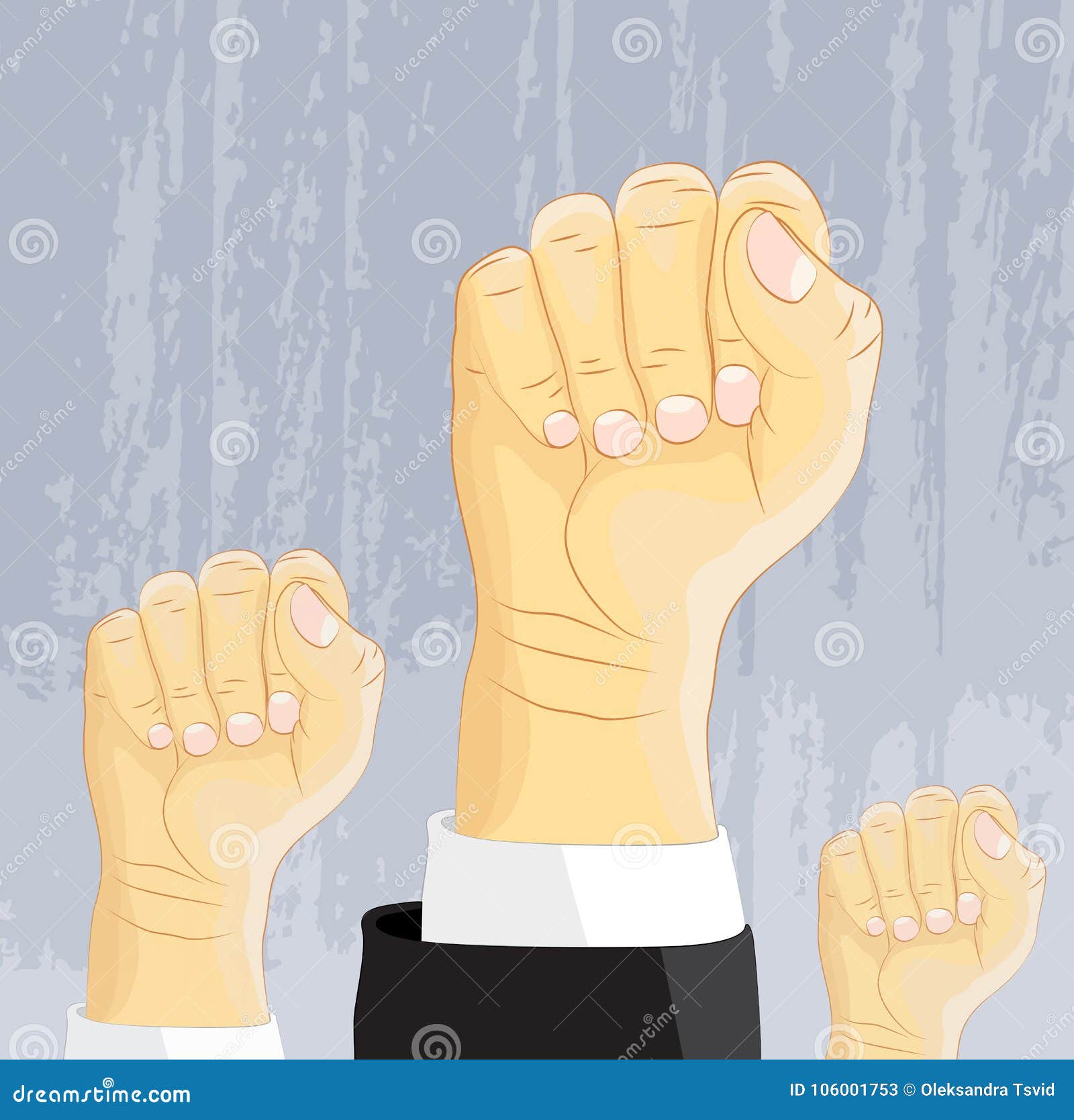 Power and Freedom Expression, Fist Vector Stock Vector - Illustration ...