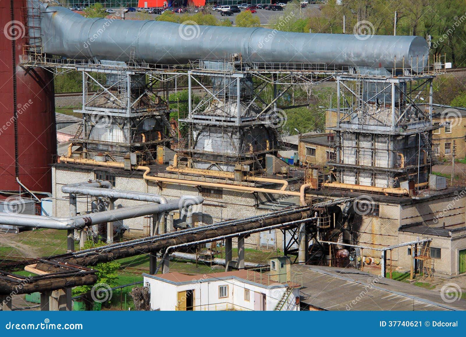 Power-generating boilers stock image. Image of caution - 37740621