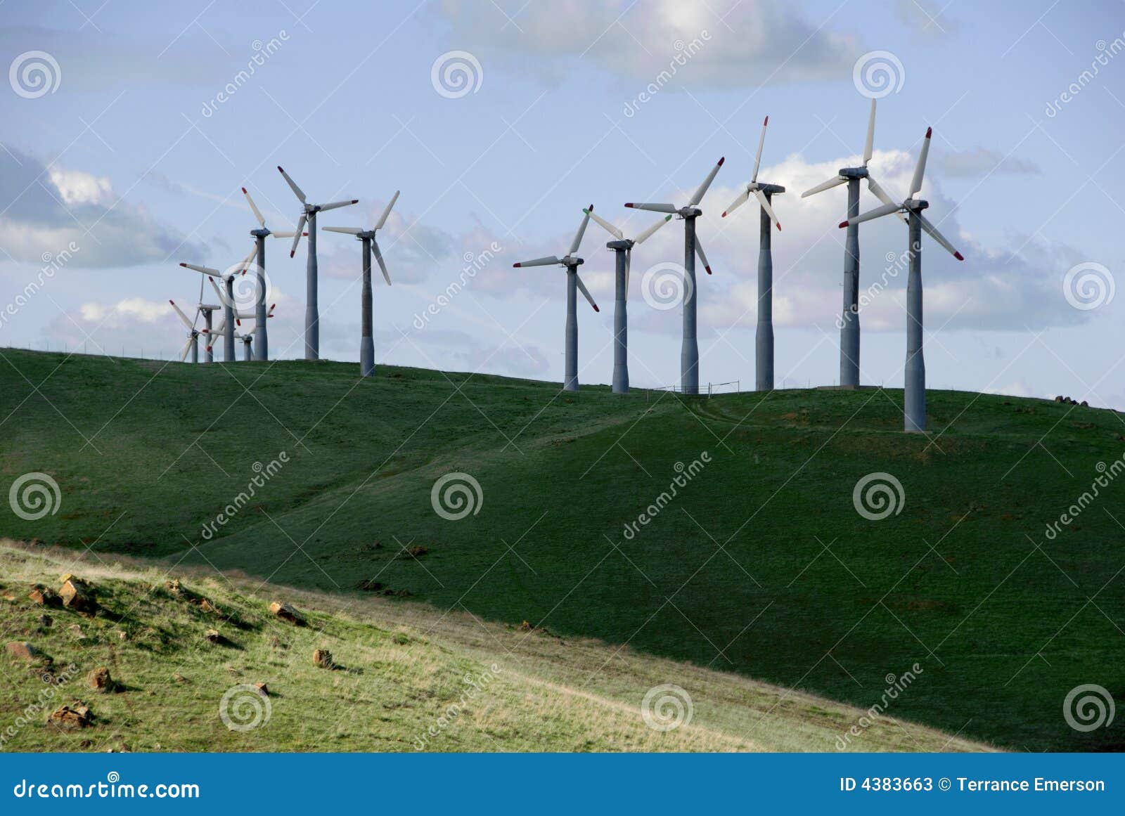 Power Generating Windmill stock image. Image of energy - 4383663