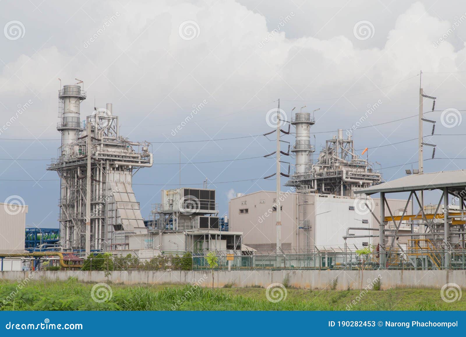 Power generation plant stock image. Image of electrical - 190282453