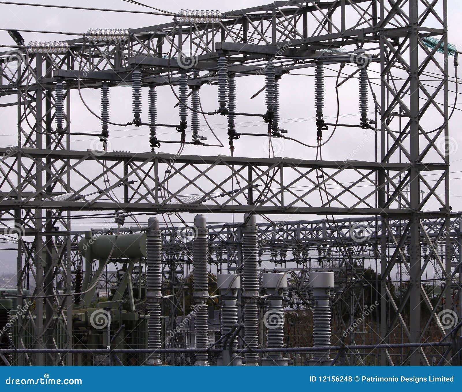 Power Generation Transformer Stock Photo - Image of electric ...