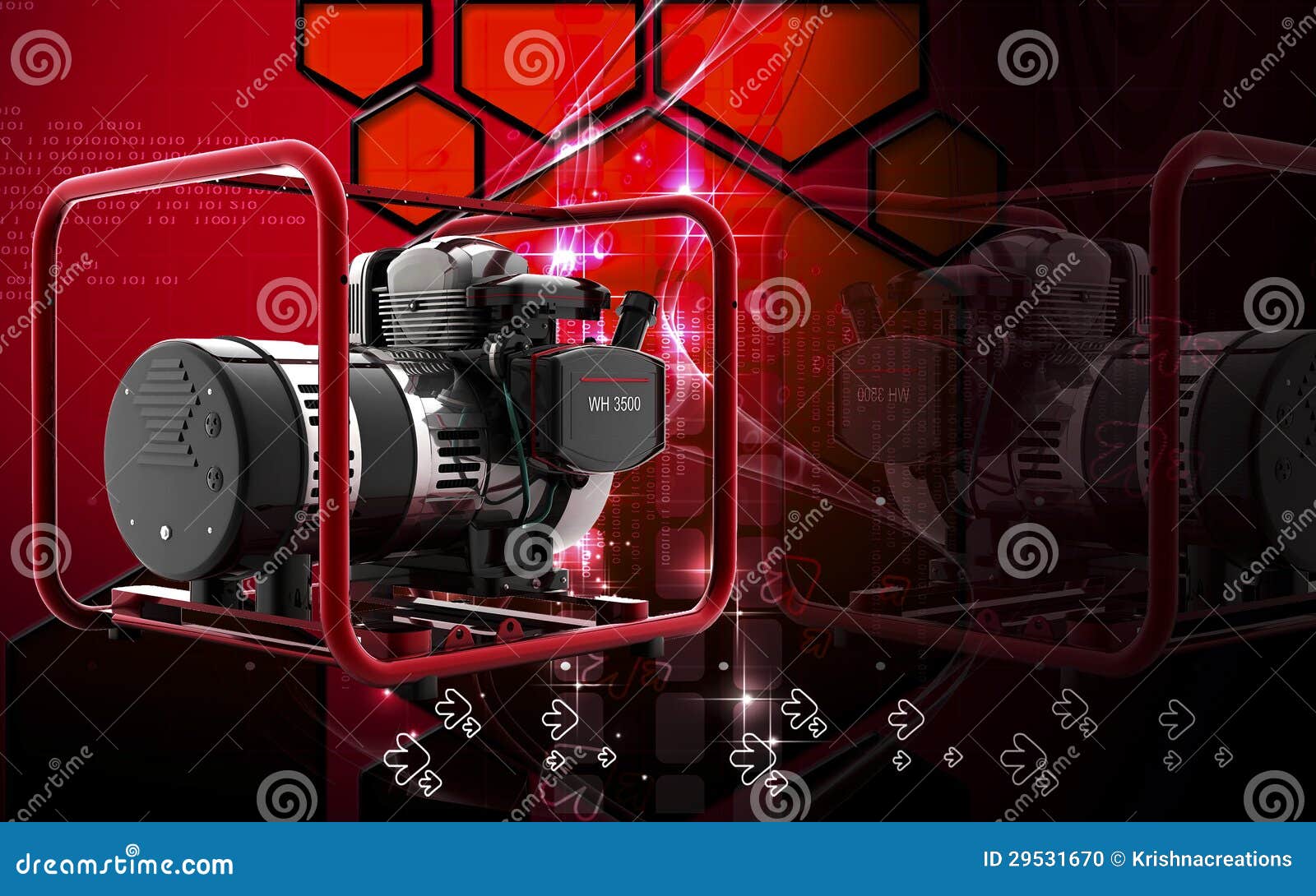 Power generator stock illustration. Illustration of colour - 29531670