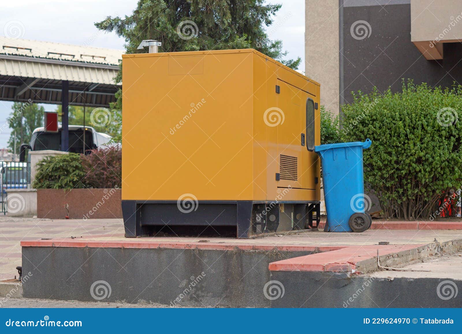 Power generator box stock photo. Image of power, garbage - 229624970