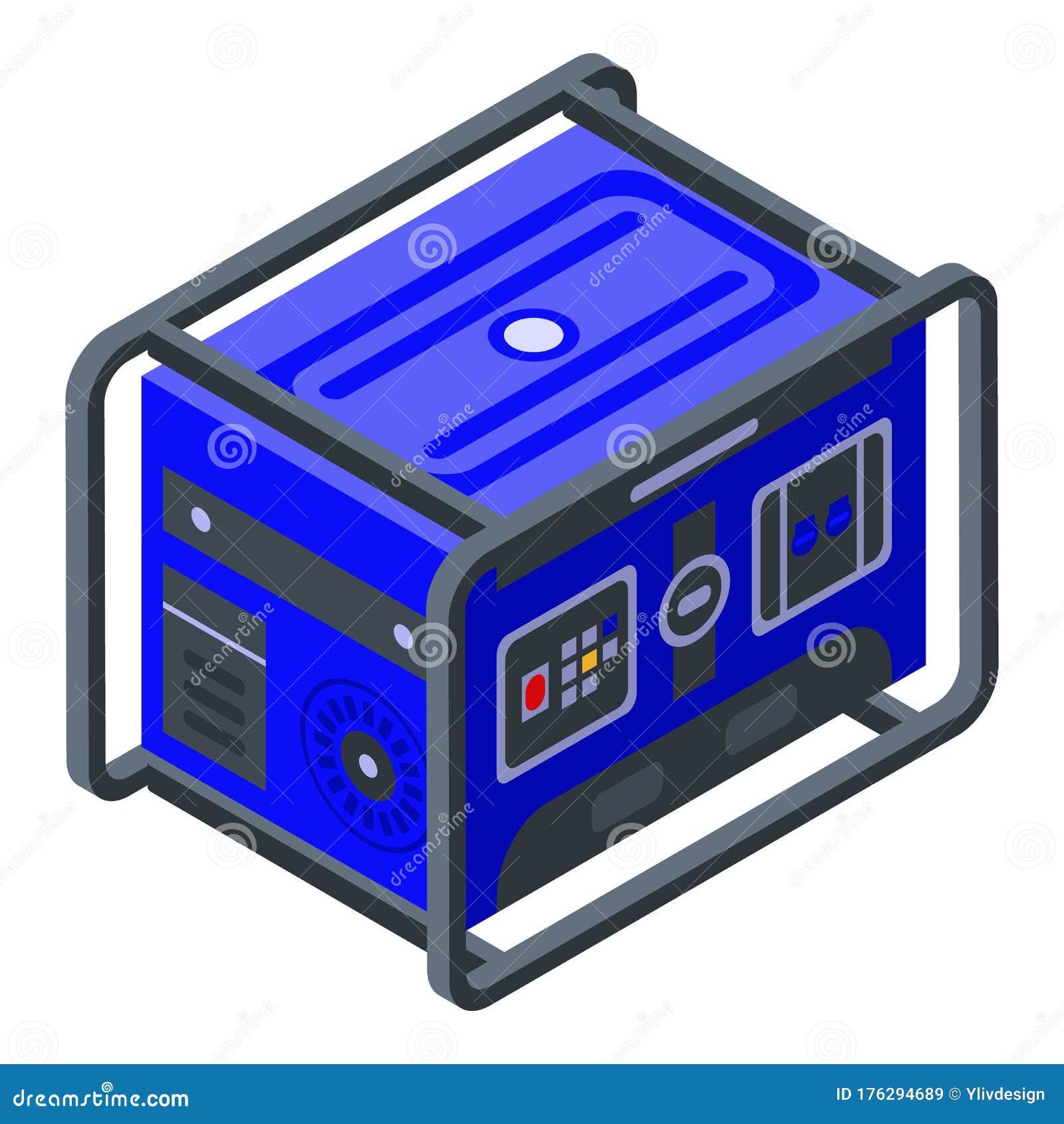 Power Generator Icon, Isometric Style Stock Vector - Illustration of ... Power Generator Icon, Isometric Style Stock Vector - Illustration of ...