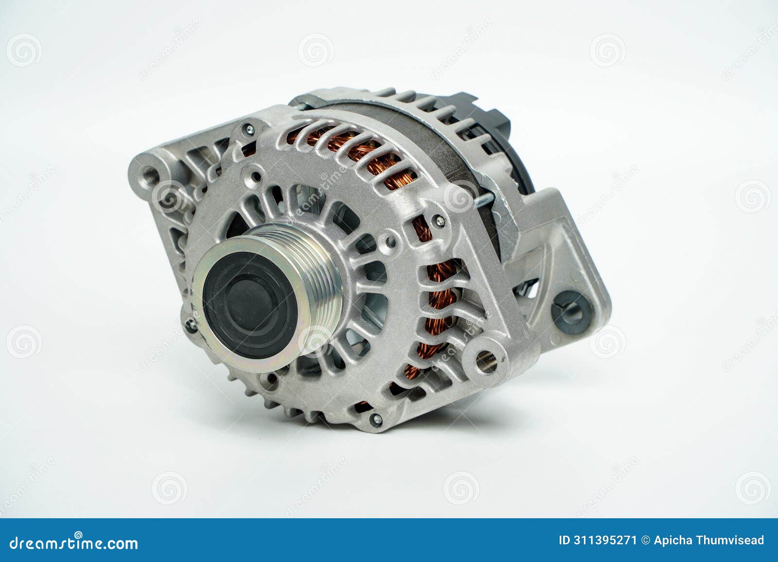 Power Generator Isolated on White Background.Spare Parts Stock Image ...