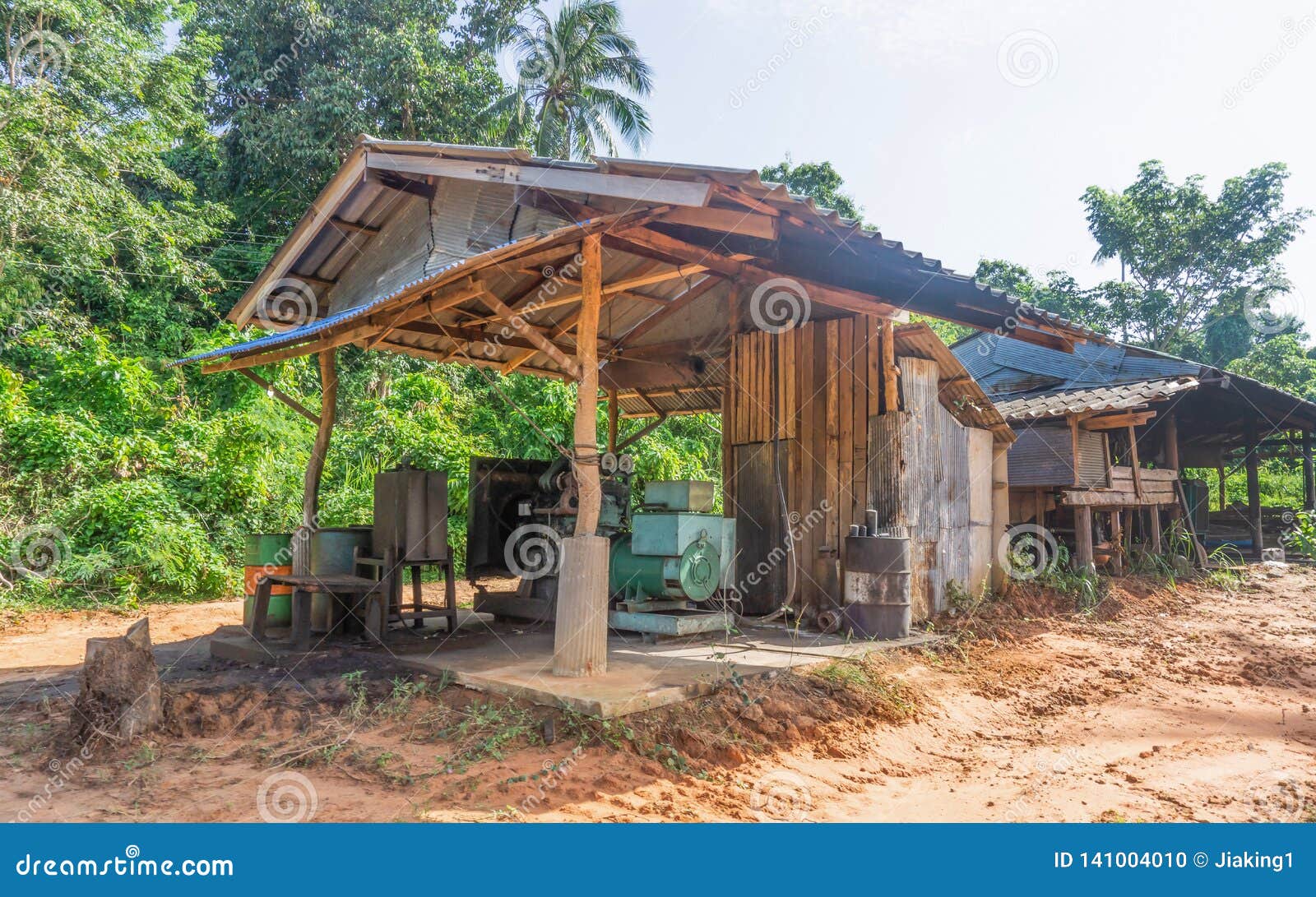 Power Generator in Open Room on Island Stock Photo - Image of electric ...