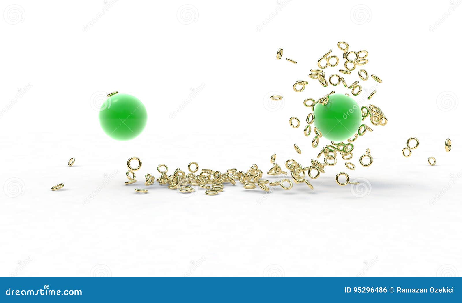 Power of Gravitational Force, 3d Stock Illustration - Illustration of ...