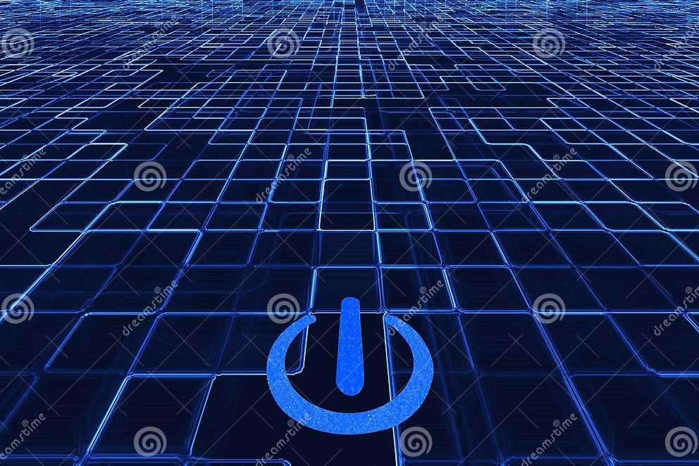 Power grid. stock photo. Image of power, black, perspective - 479152