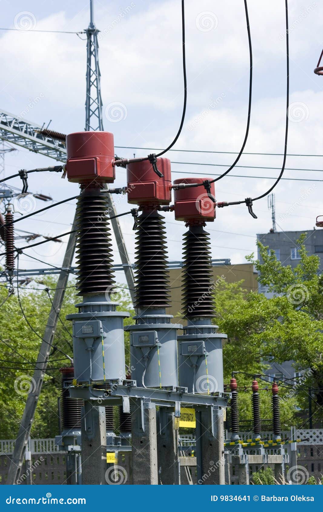 Power Grid stock image. Image of tension, power, tower - 9834641