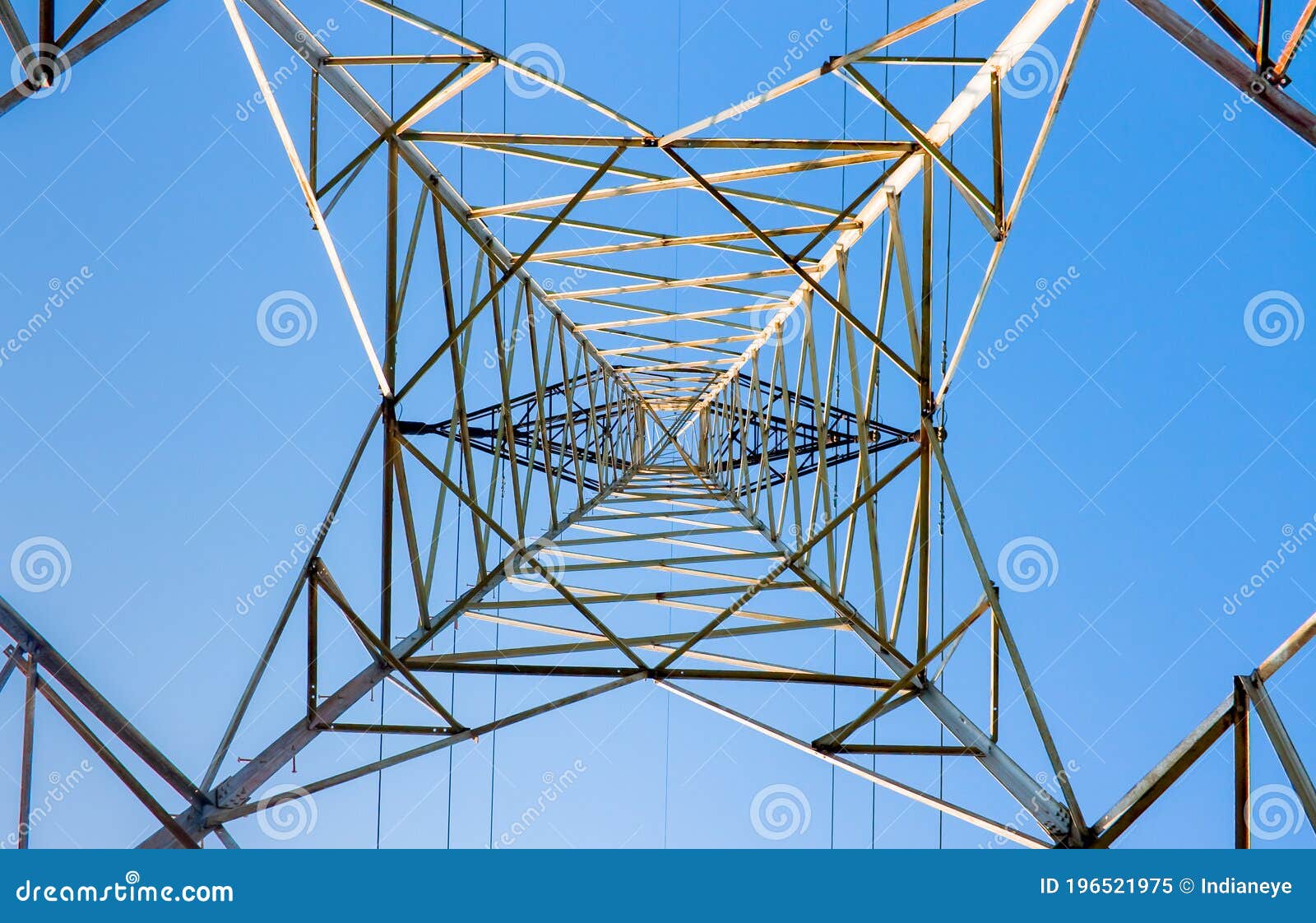 Power Grid Abstract Showing Patterns Stock Image - Image of line, built ...