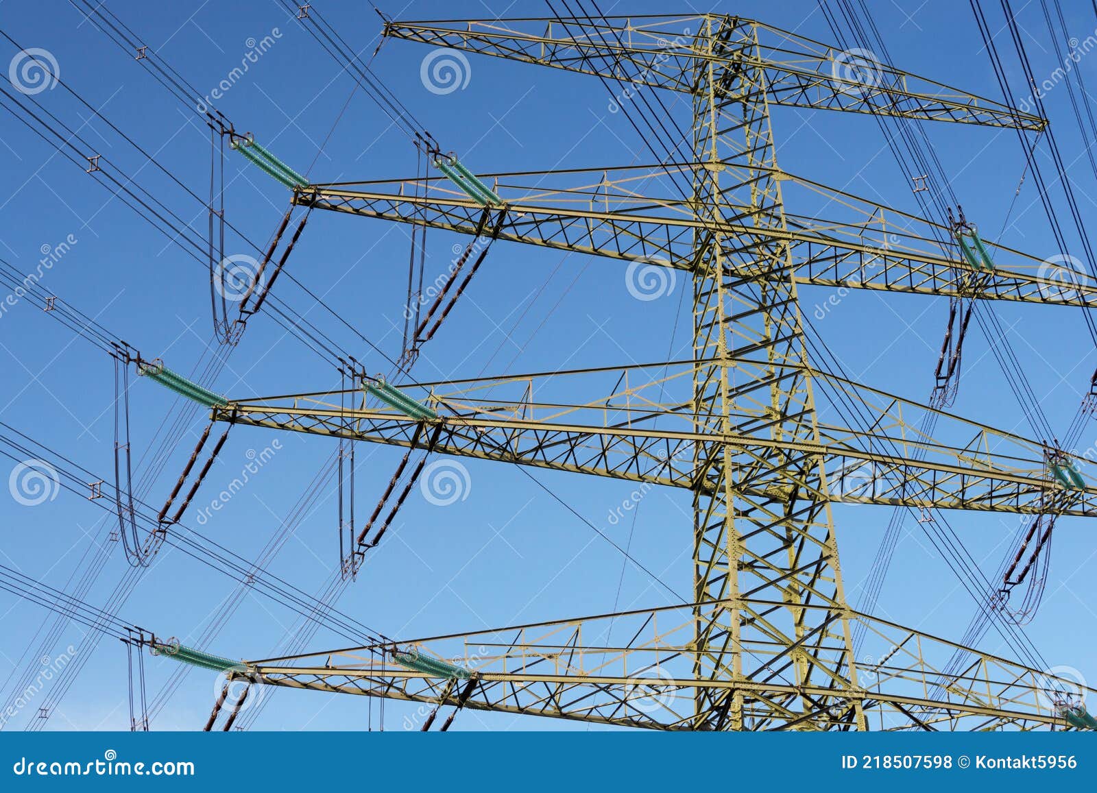 Power Grid Expansion - Modern Power Pole Stock Photo - Image of grid ...