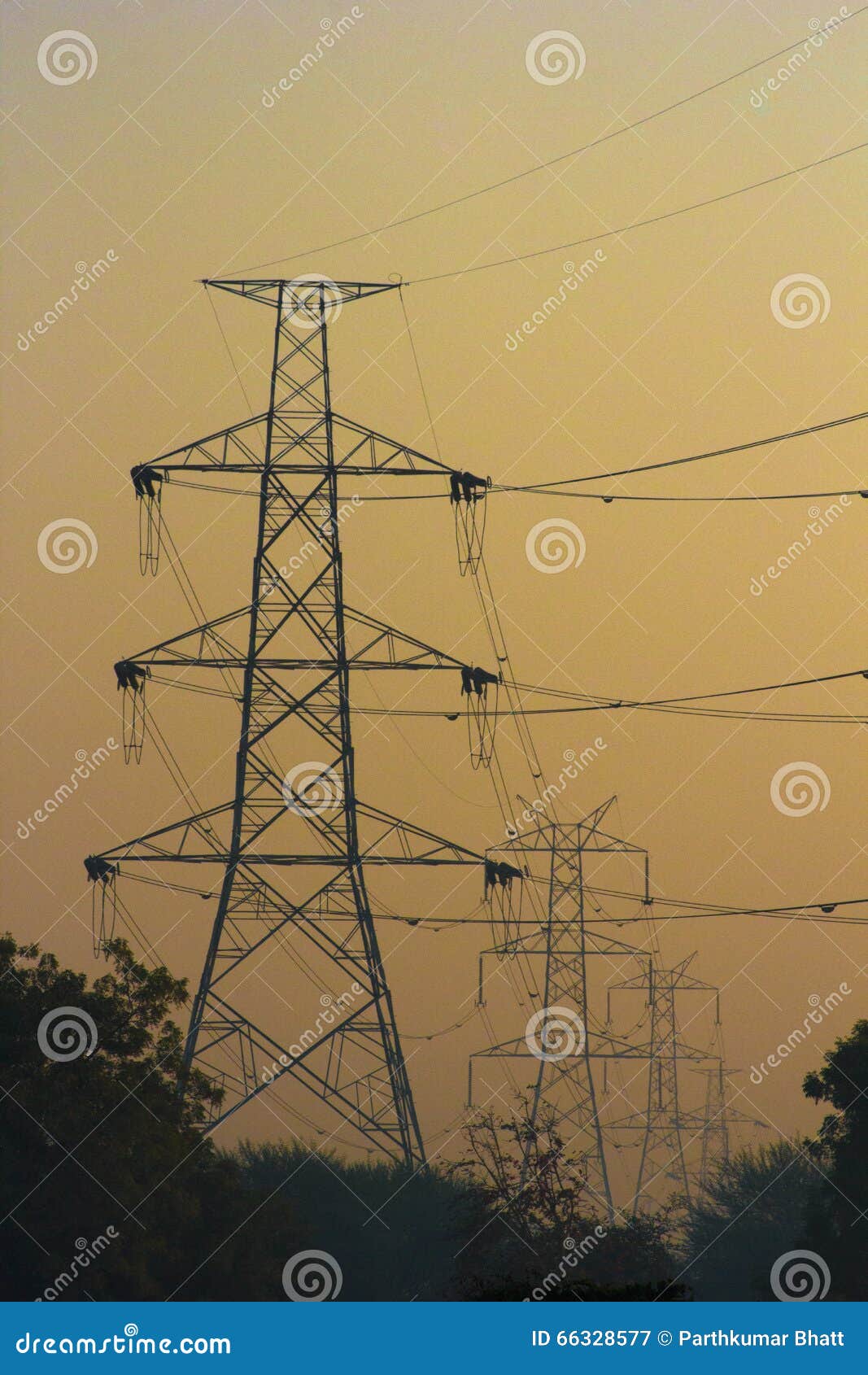 Power Grid stock image. Image of electricity, polls, power - 66328577