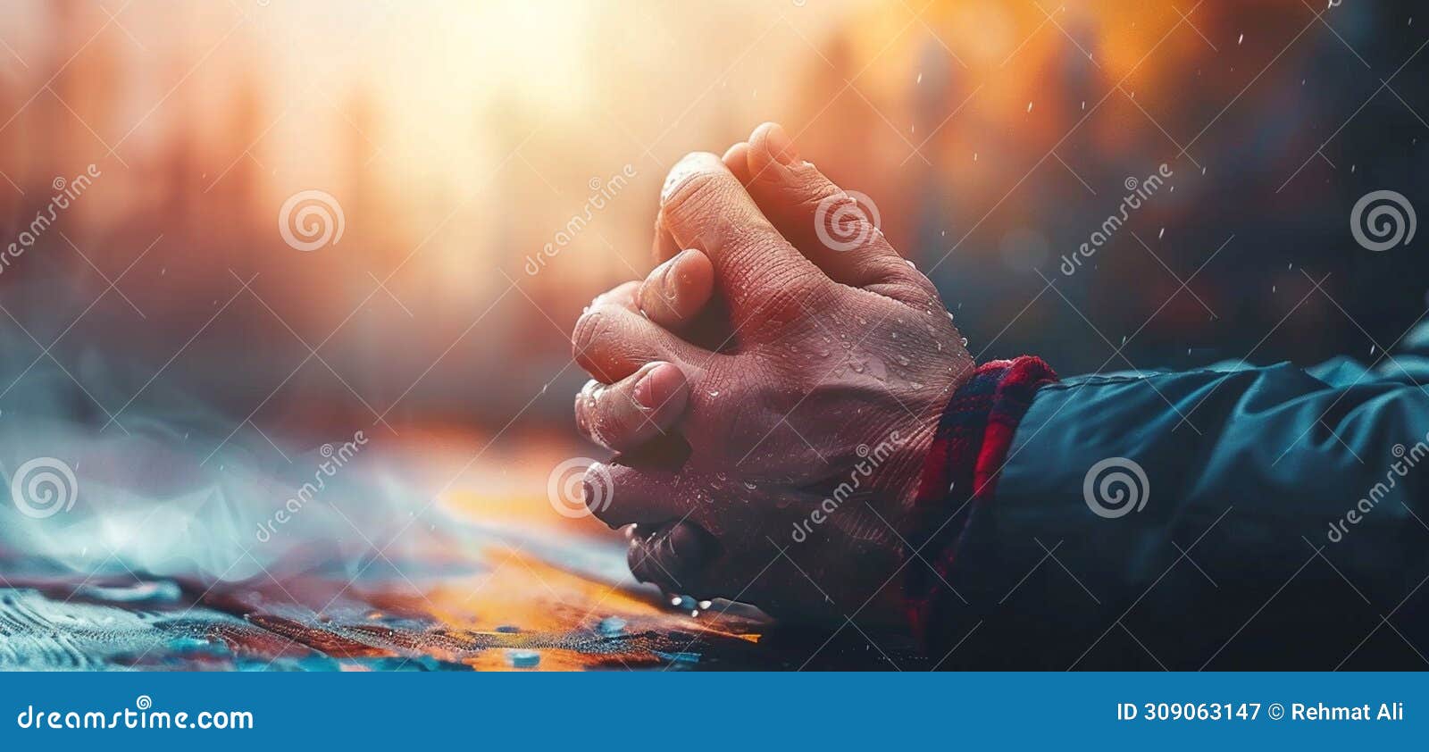 Power of Hope or Love and Devotion. Namaste or Namaskar Hands Gesture ...