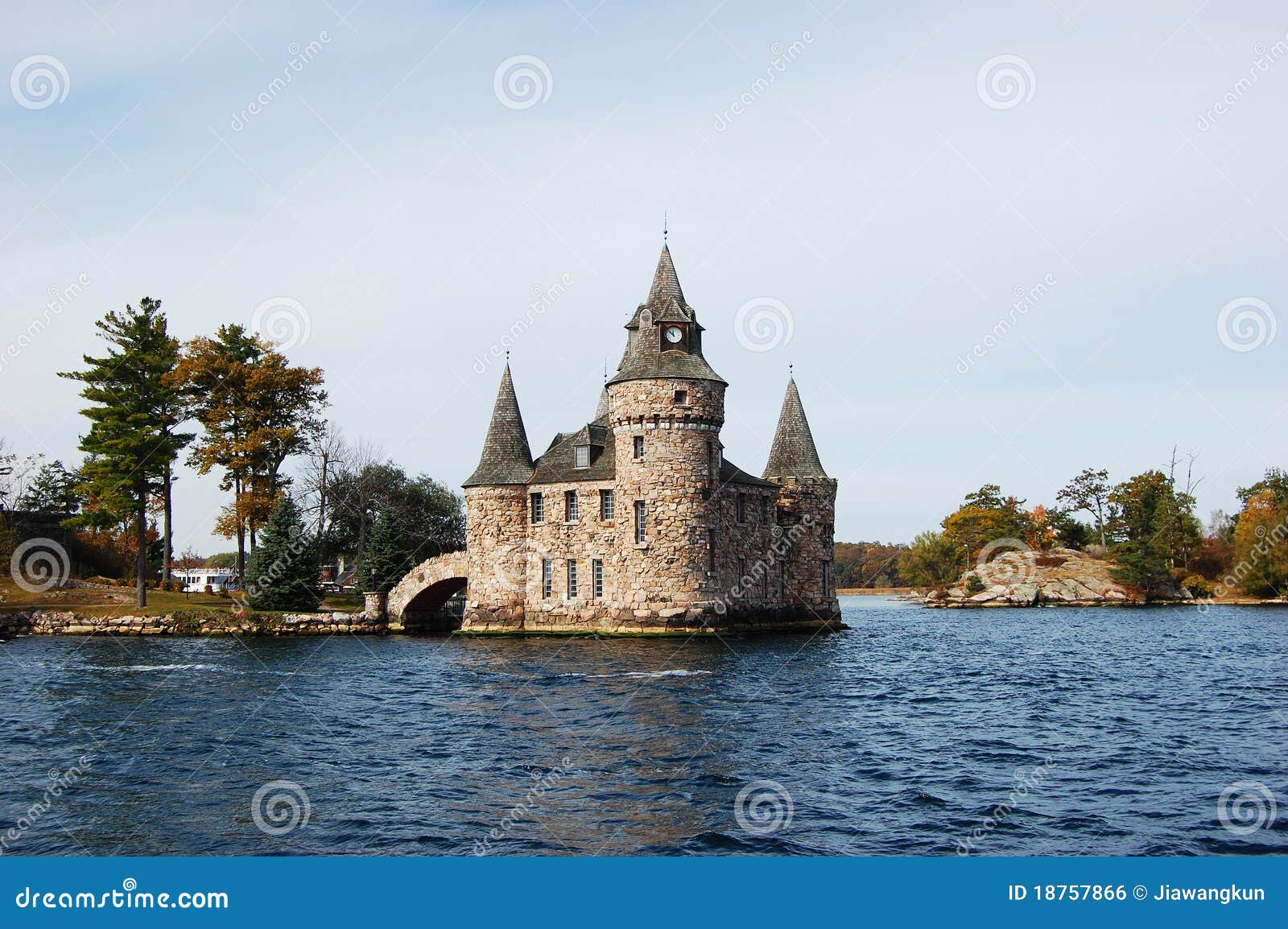 Power House of Boldt Castle in Thousand Islands, NY Stock Photo - Image ...