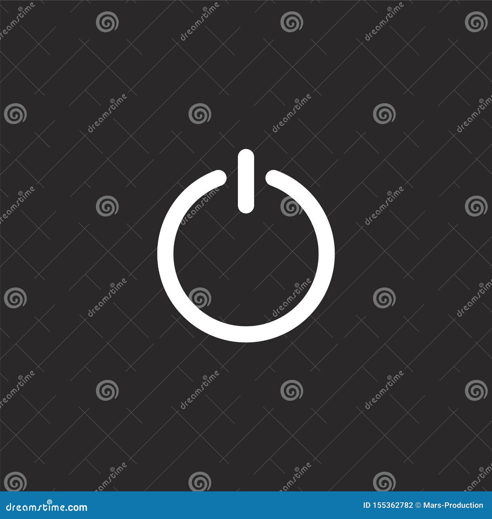 Power Icon. Filled Power Icon for Website Design and Mobile, App ...