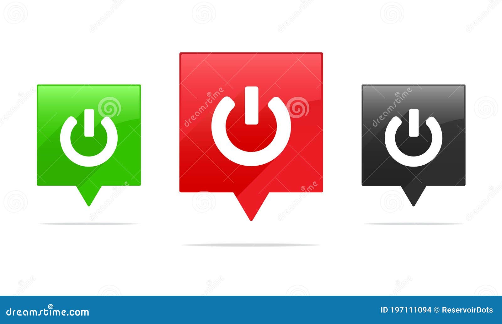 Power Icon Tags stock vector. Illustration of symbol - 197111094