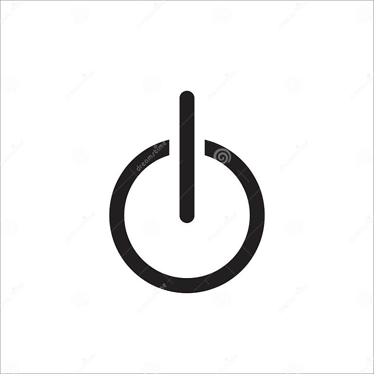 Power Icon Vector. Flat Icon Power on OFF Symbol Stock Vector ...