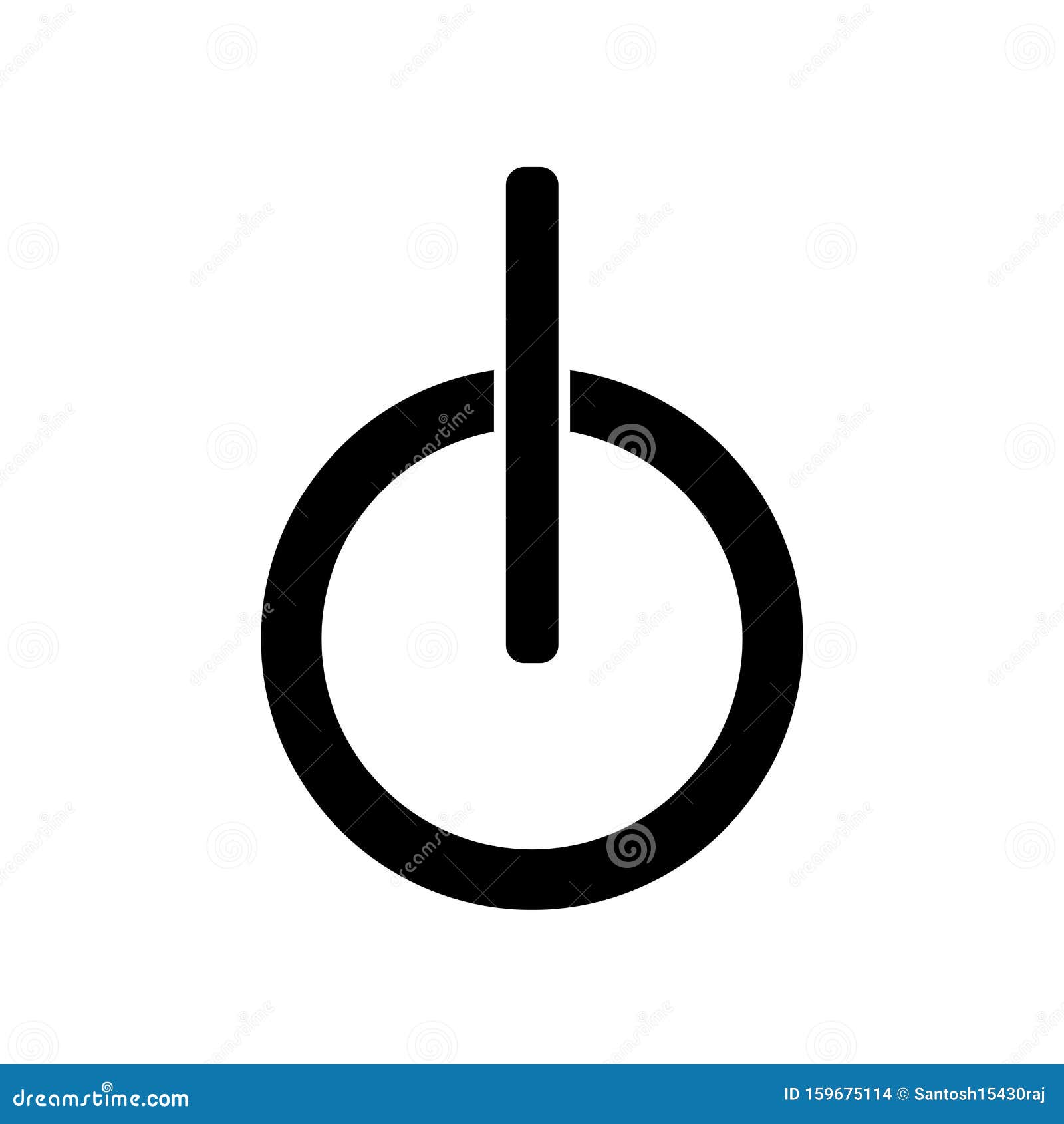 Power Icon Vector. Flat Icon Power on OFF Symbol Stock Vector ...