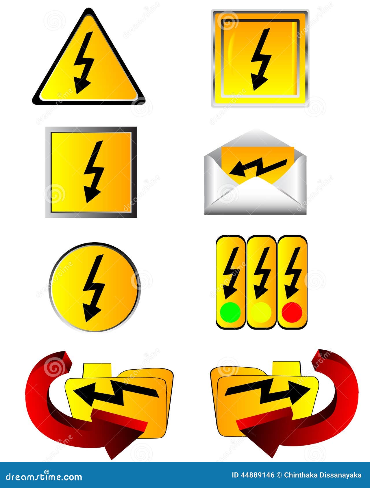 Power Icons. Start Engine Symbol. Push Arrow. Vector Illustration ...