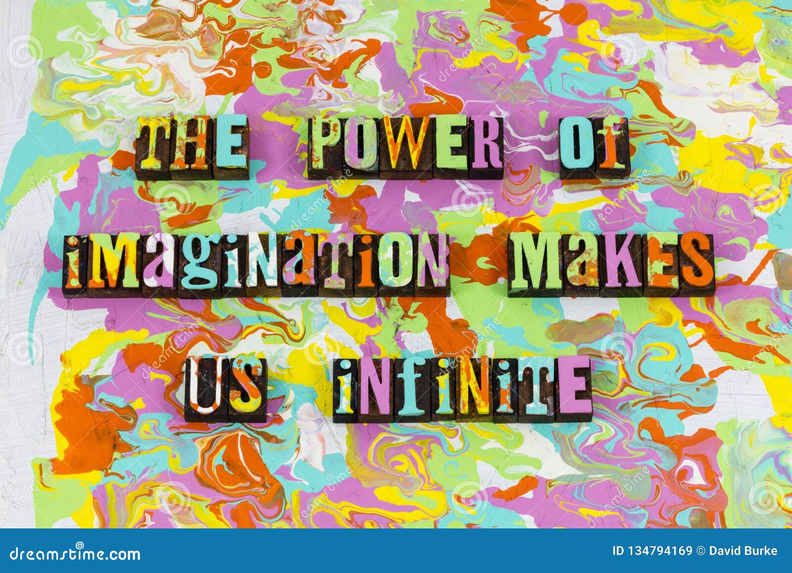 Power Imagination Infinite Knowledge Abstract Stock Image - Image of ...