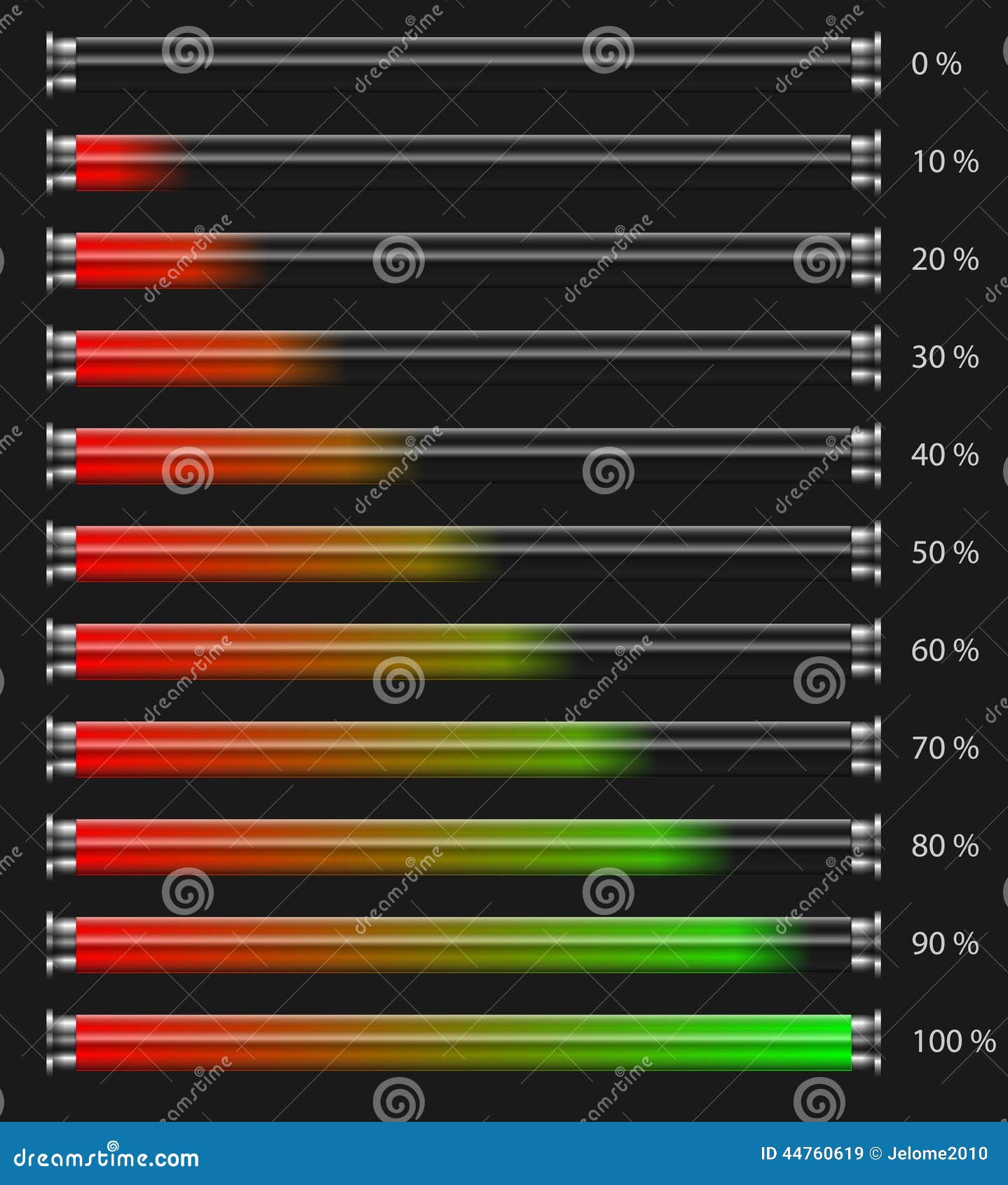 Power indicator stock vector. Illustration of glass, electrical - 44760619