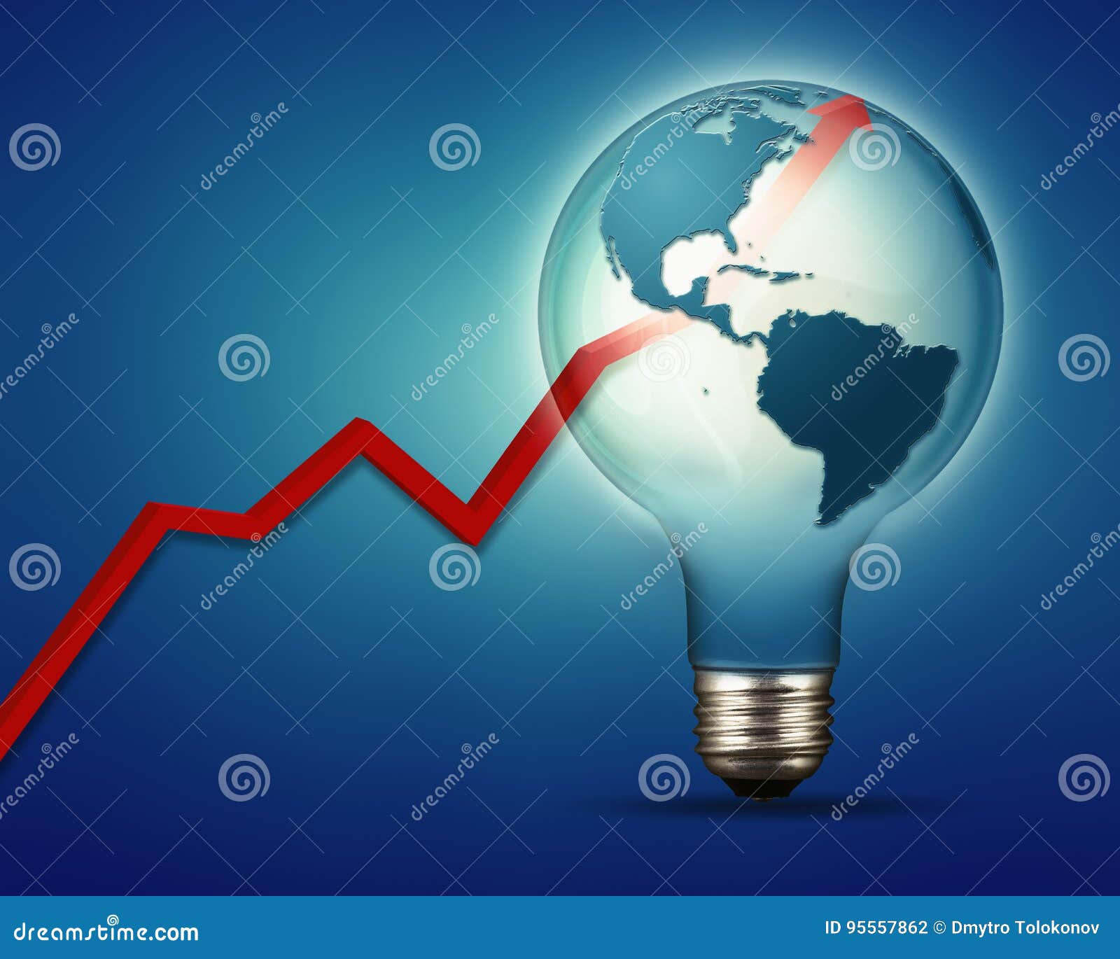 Power and Industry Abstract Backgrounds with Electrical Bulb and Stock ...