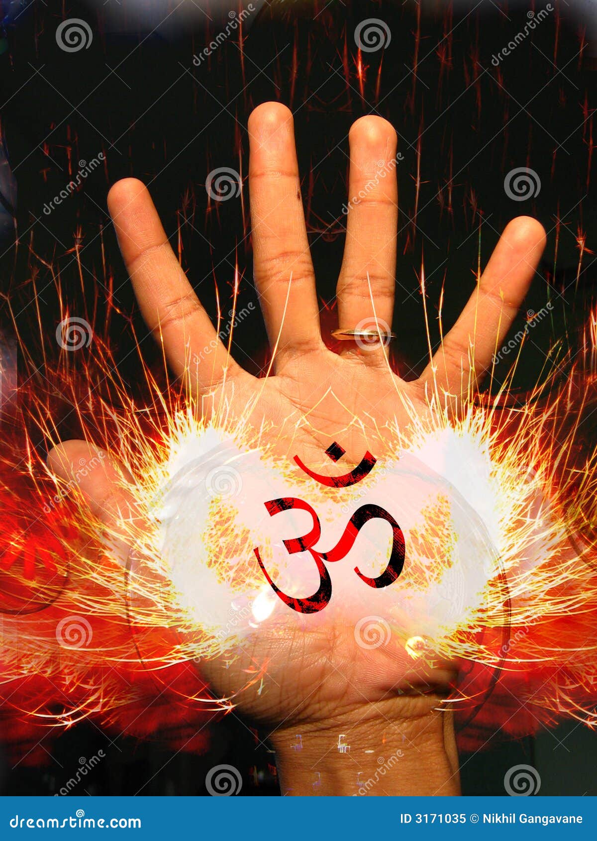 Power in Infinity stock image. Image of background, hand - 3171035