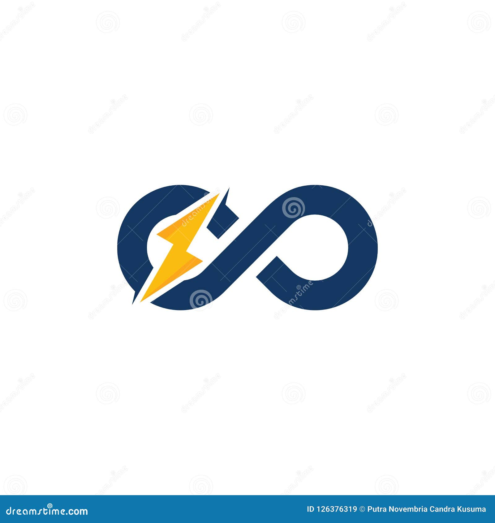 Power Infinity Head Logo Icon Design Cartoon Vector | CartoonDealer.com ...