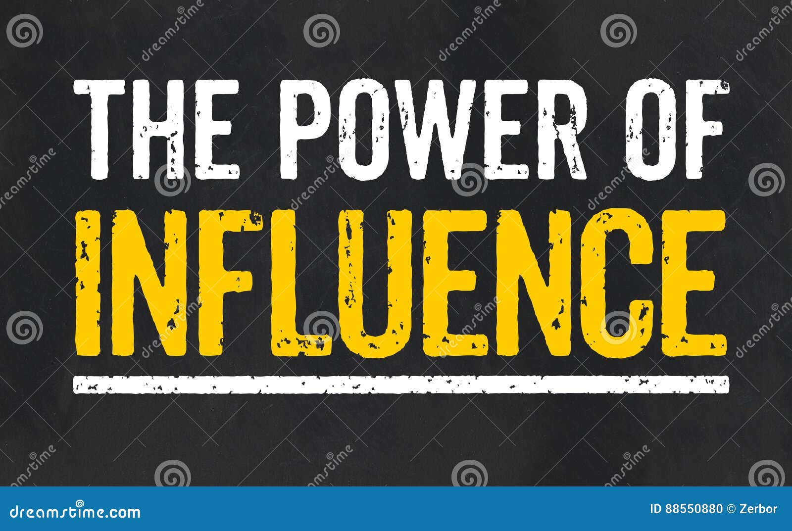 The power of influence stock illustration. Illustration of ...