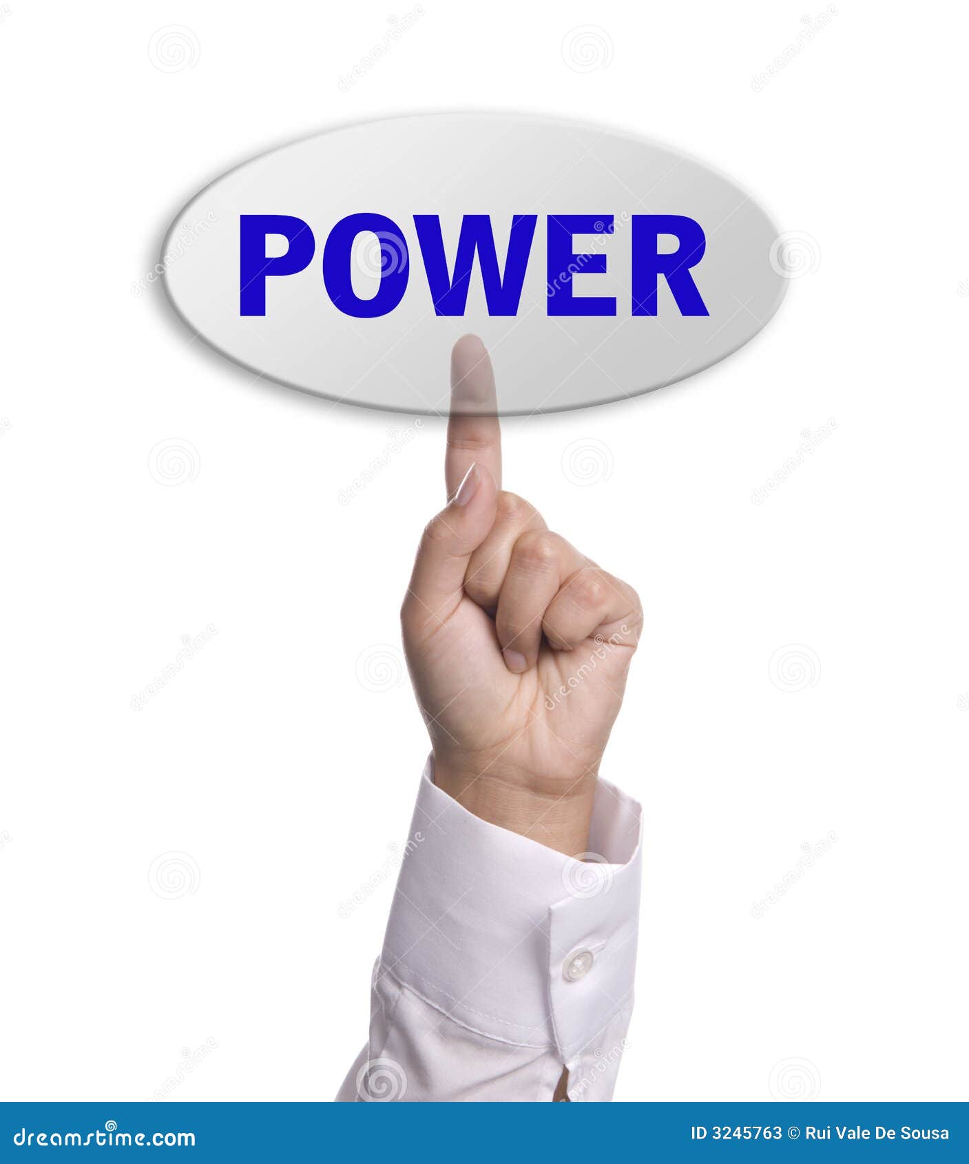 Power key stock image. Image of decide, white, press, hand - 3245763