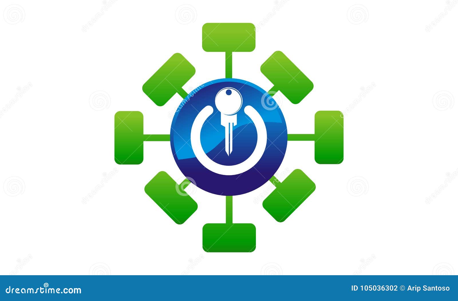 Power Key Button Share stock vector. Illustration of innovation - 105036302