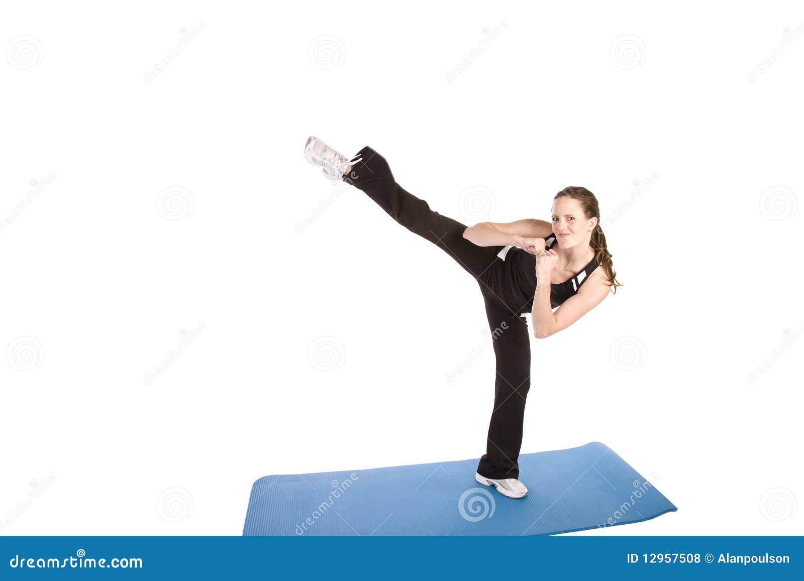 Power kick stock photo. Image of health, beauty, fight - 12957508